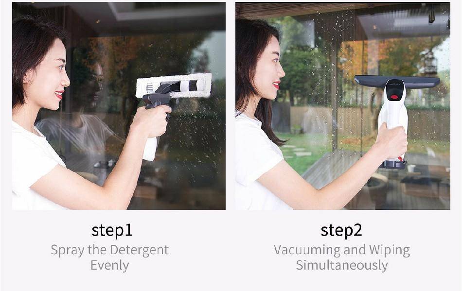JIMMY VW302 Handheld Cordless Window Glass Vacuum Cleaner | Jimmy Mauritius